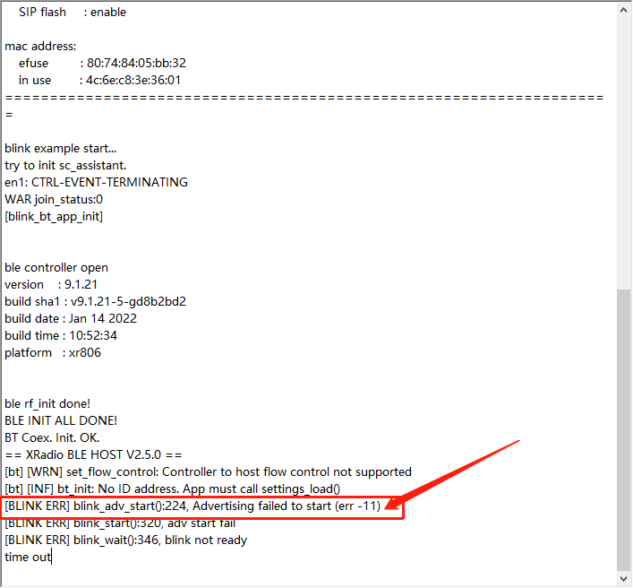 在试 官网上XR806/XR806 Free RTOS 1.2.1，sdk中/example/blink这个demo时，报错，可能是哪里问题，求助 | 全志在线开发者论坛