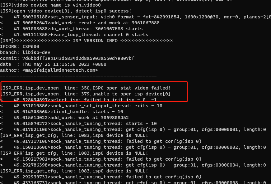 tigerISP调ISP设备打开失败 | 全志在线开发者论坛